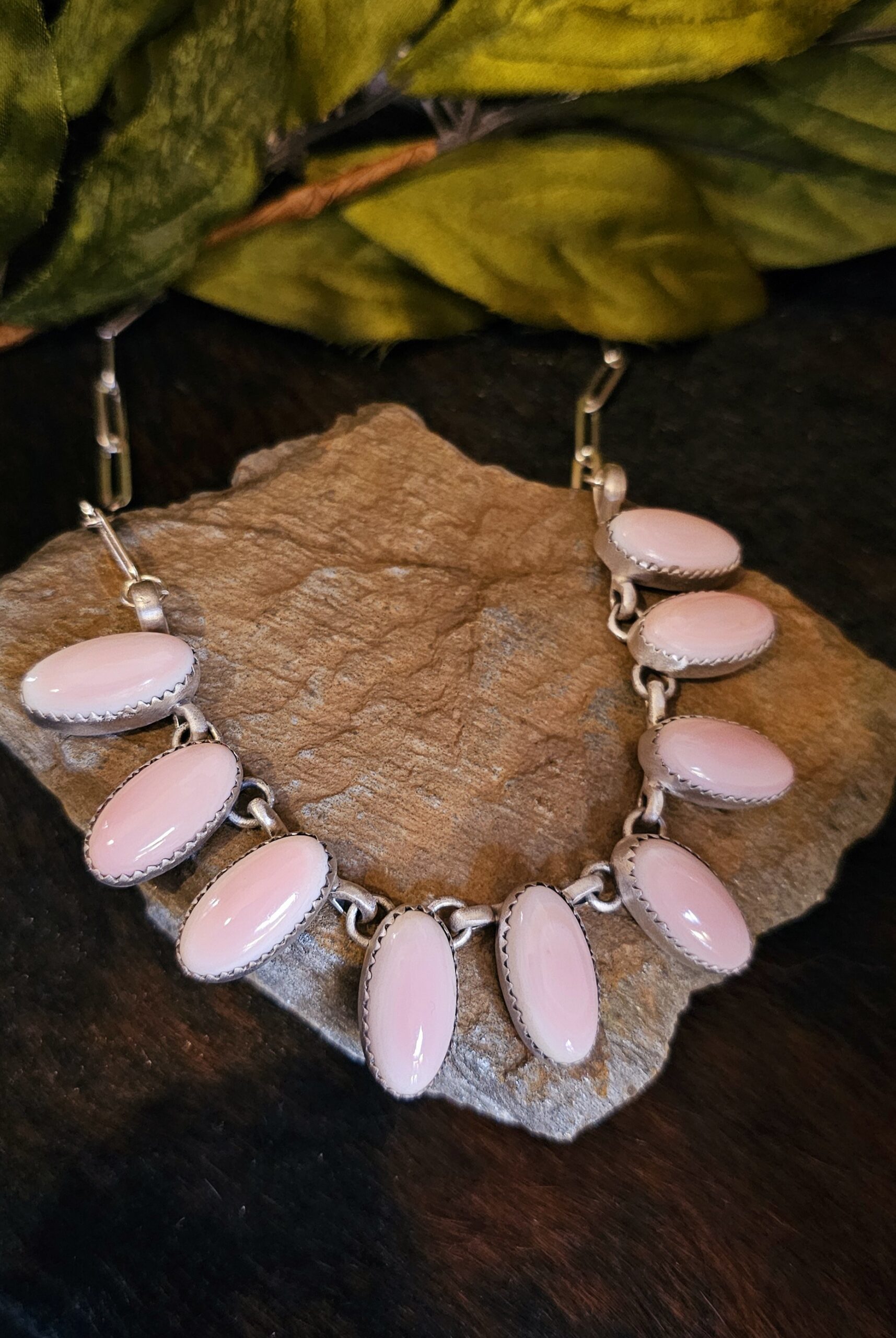 Pink Conch Necklace - Native American Turquoise Jewelry - Dakota Sky Stone