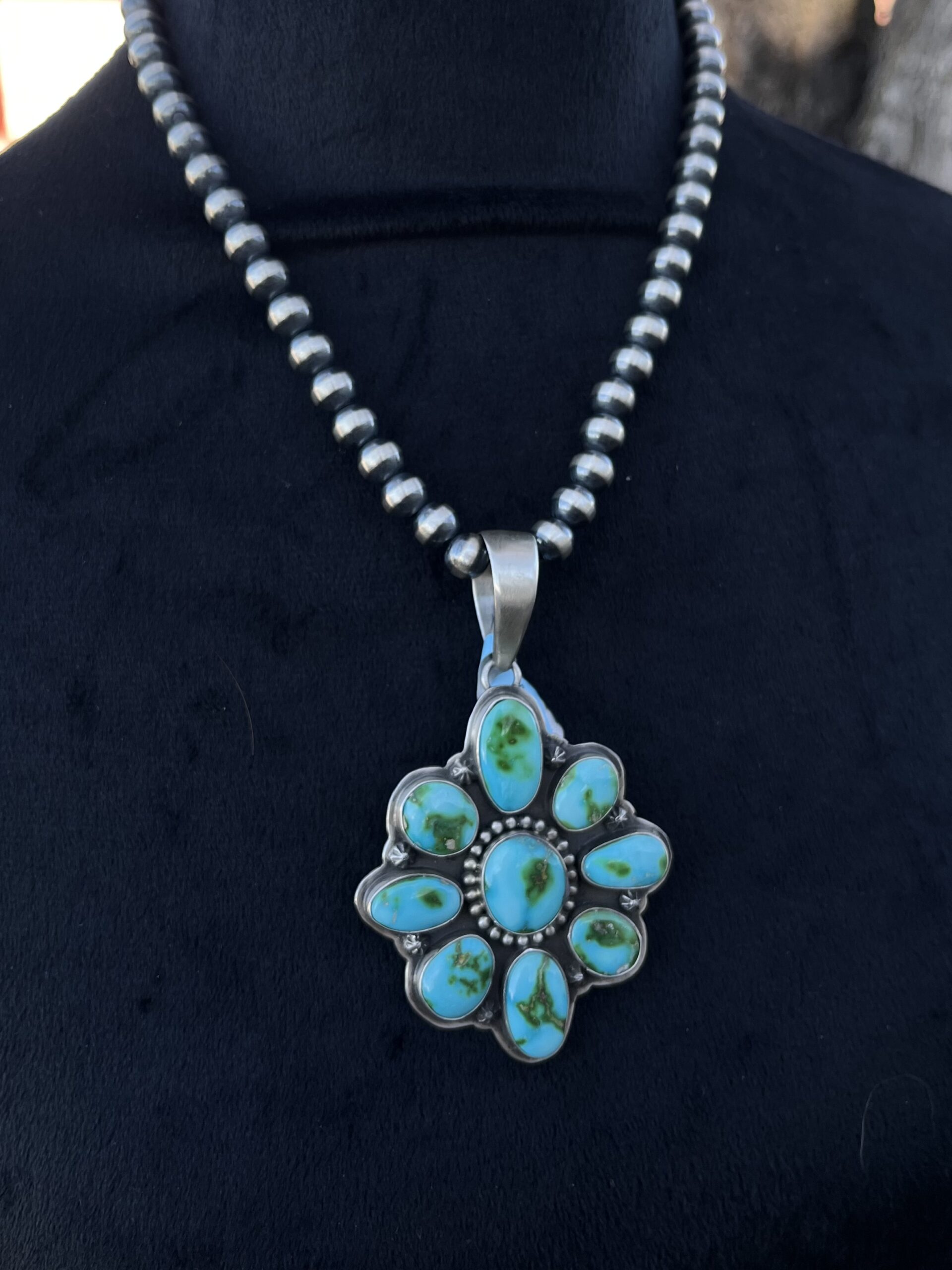 Sierra Nevada Turquoise Necklace - Native American Turquoise Jewelry ...