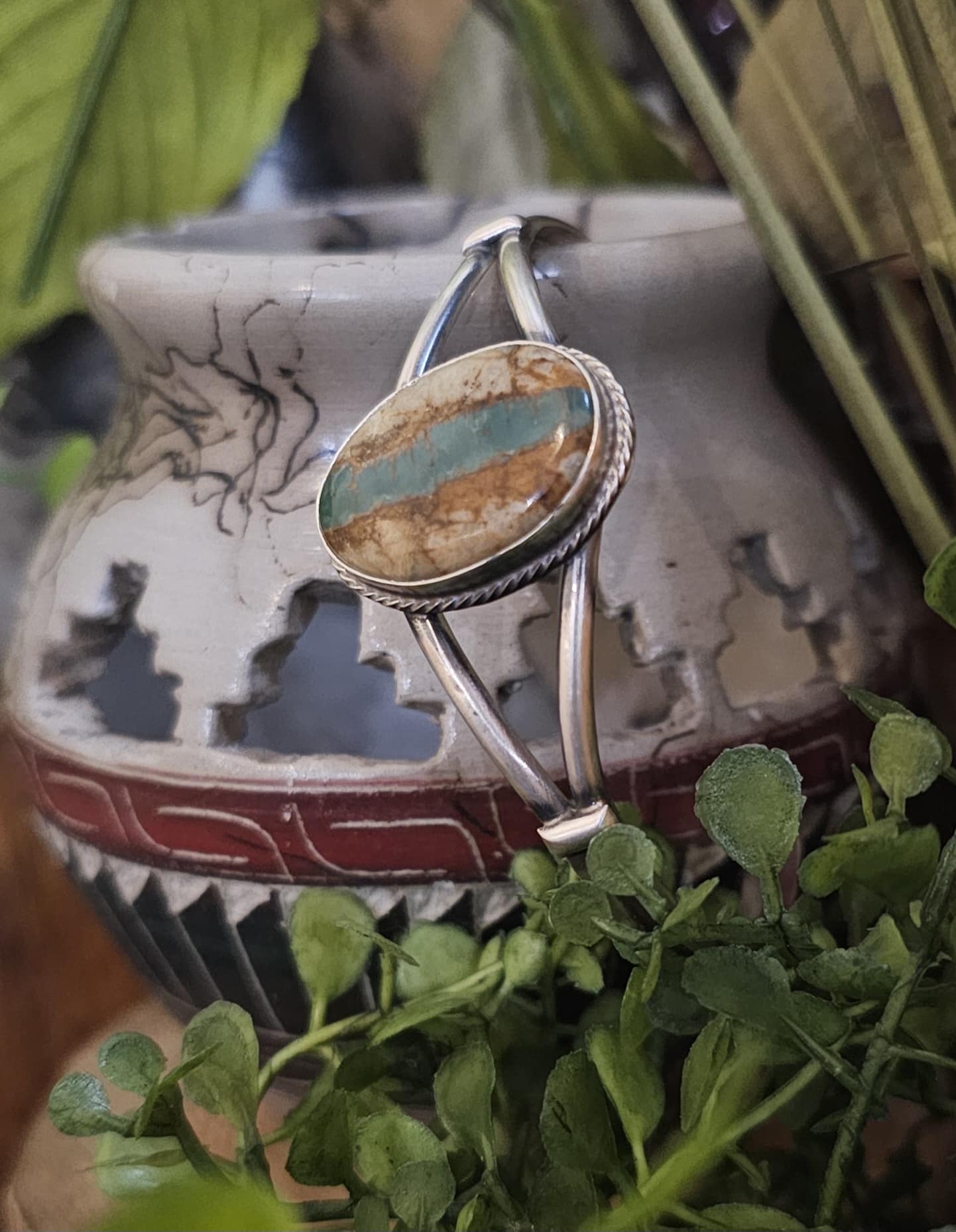 Boulder Turquoise Bracelet - Native American Turquoise Jewelry - Dakota ...