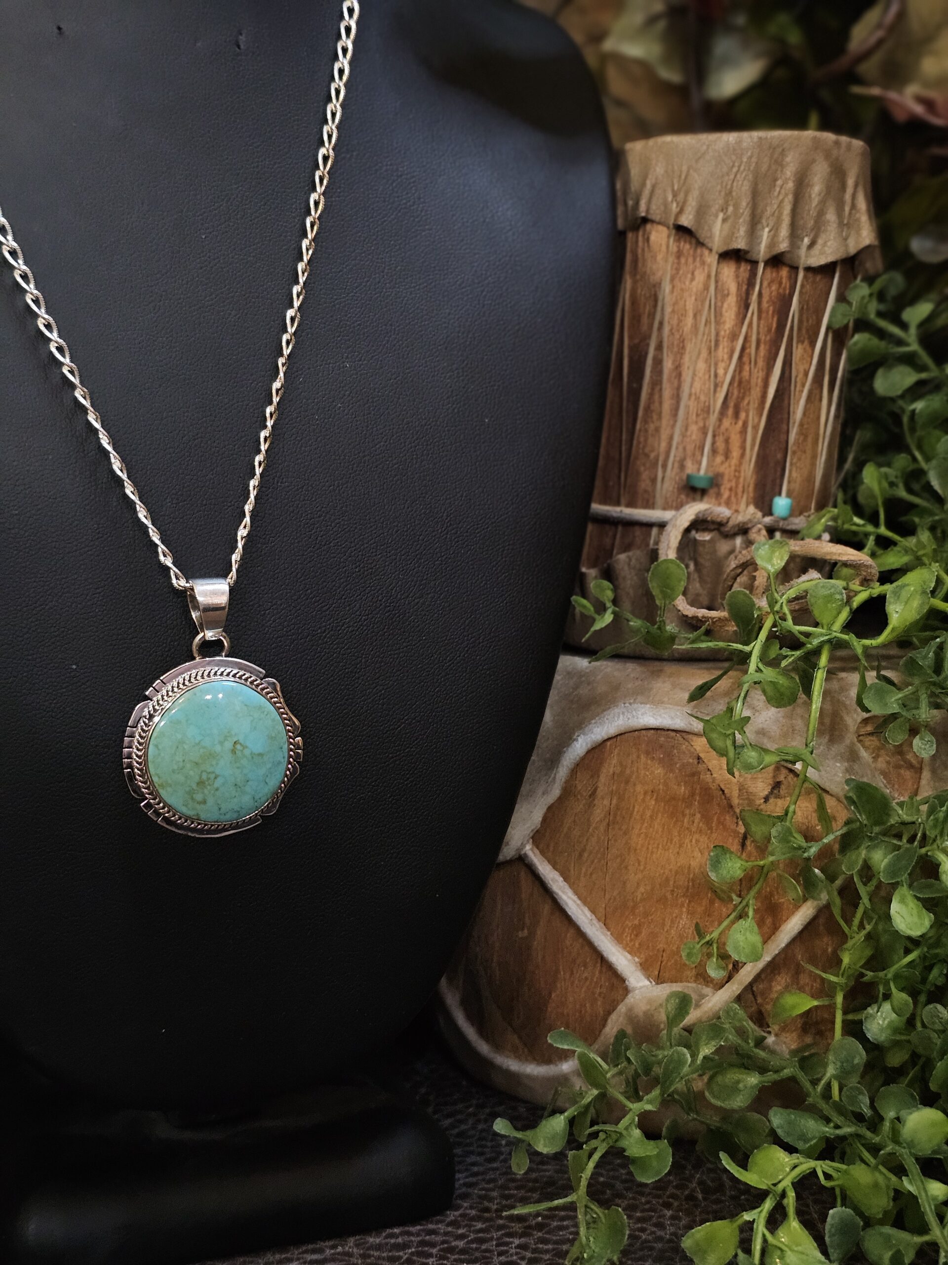Tyrone Turquoise Necklace - Native American Turquoise Jewelry - Dakota ...