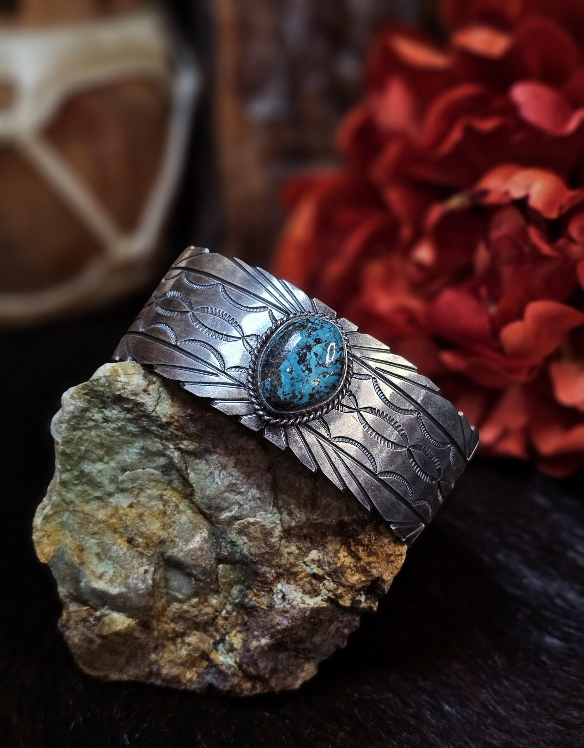 Blue Diamond Bracelet - Native American Turquoise Jewelry - Dakota Sky Stone